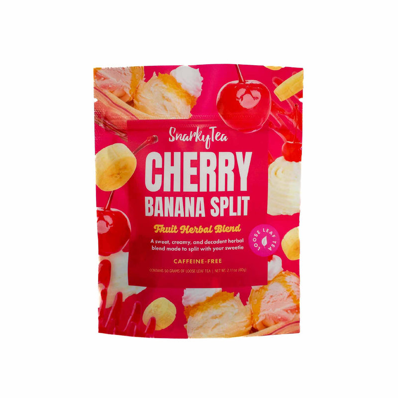 Cherry Banana Split - Fruit Herbal Blend – Snarky Tea