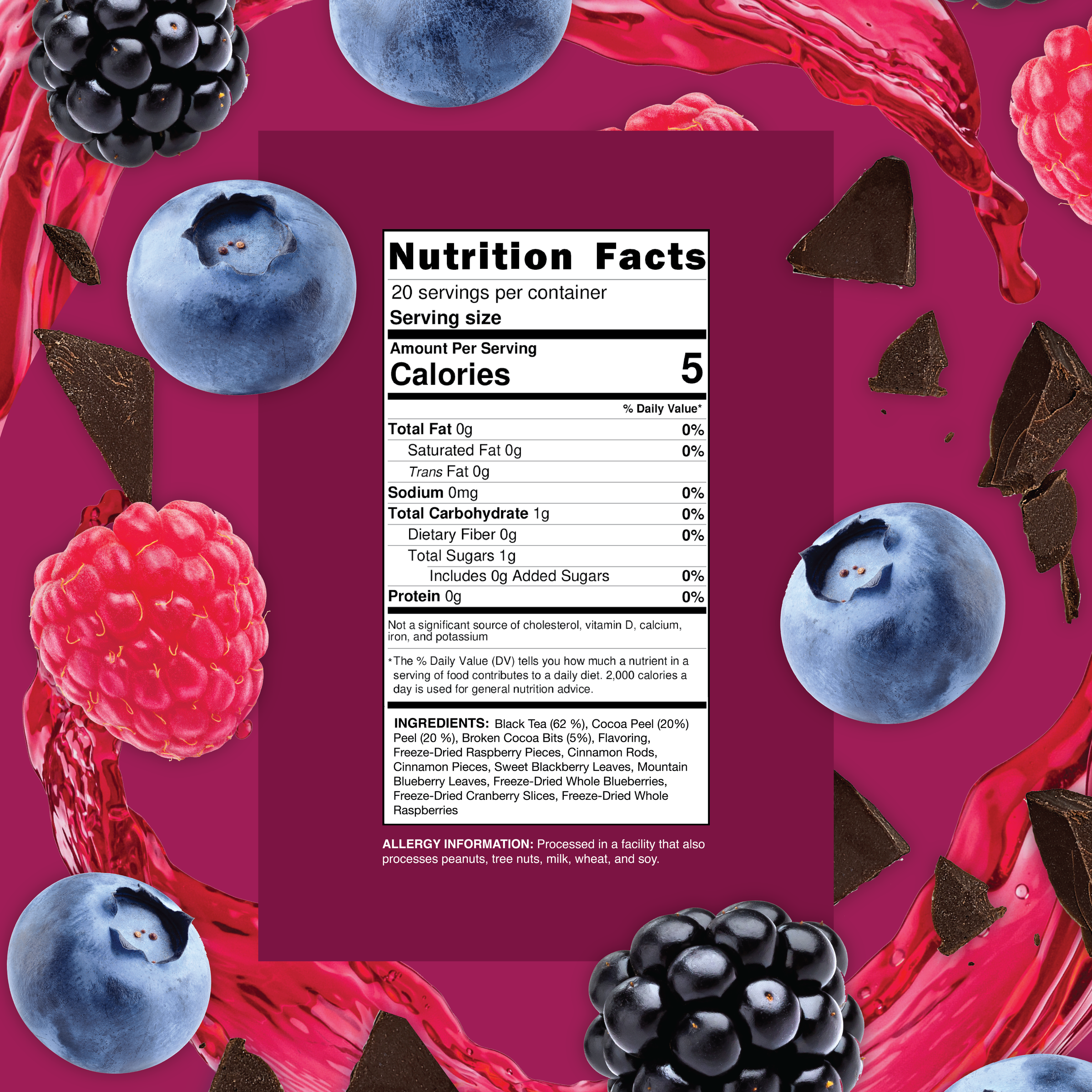 Cocoa Berry Bliss - Black Tea Blend – Snarky Tea