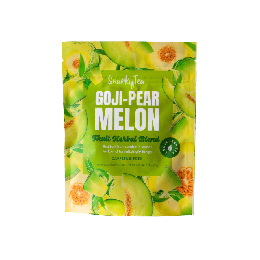 Goji-Pear Melon Spritzer – Snarky Tea