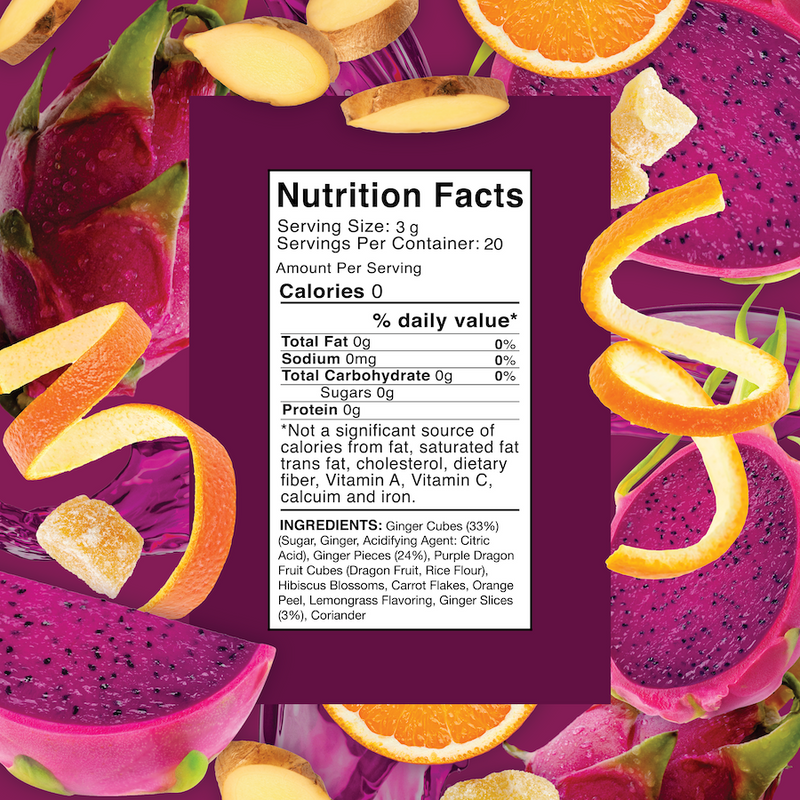 Ginger Dragon Fruit - Fruit Herbal Blend – Snarky Tea