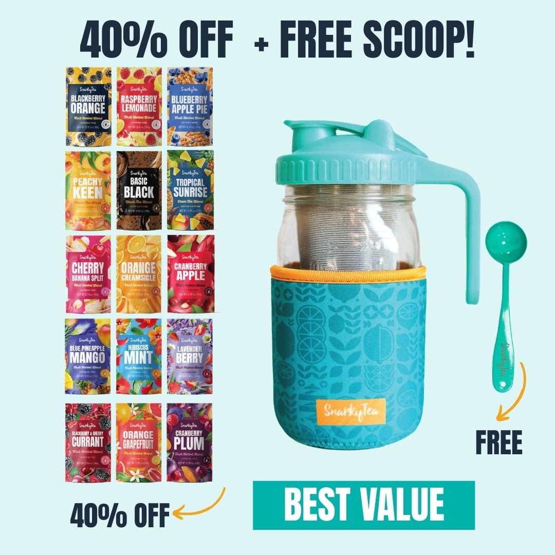 The Ultimate CHILL Bundle with Mega Sampler & Scoop – Snarky Tea