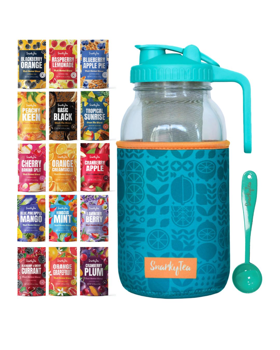 The Ultimate CHILL Bundle with Mega Sampler & FREE Scoop – Snarky Tea