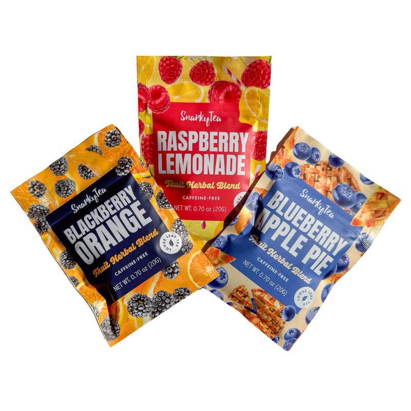 Caff-Free Trio - 20g Sample Pack – Snarky Tea