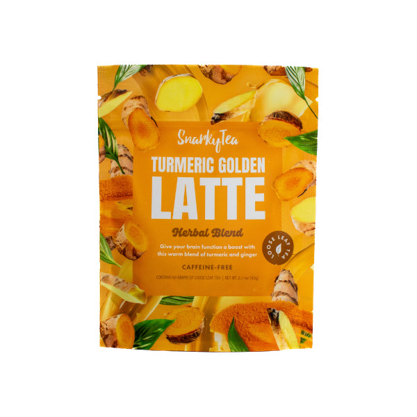 Iced Turmeric Golden Latte – Snarky Tea